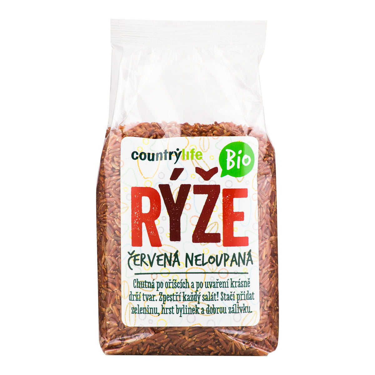 Rýže červená neloupaná 500 g BIO COUNTRY LIFE – Econea.cz