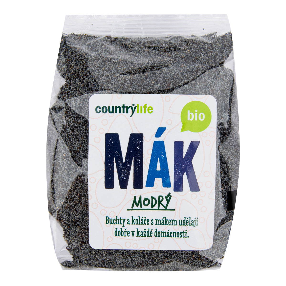 Mák modrý 250 g BIO COUNTRY LIFE – Econea.cz
