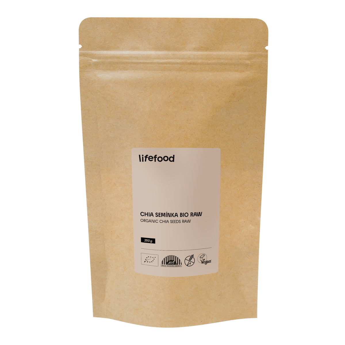 Lifefood Semínka chia RAW BIO (250 g) – Econea.cz
