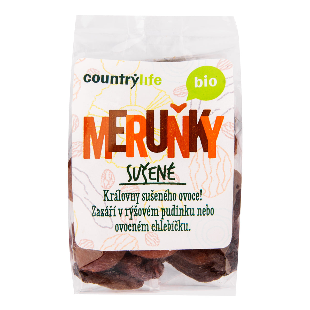 Meruňky sušené 200 g BIO COUNTRY LIFE – Econea.cz