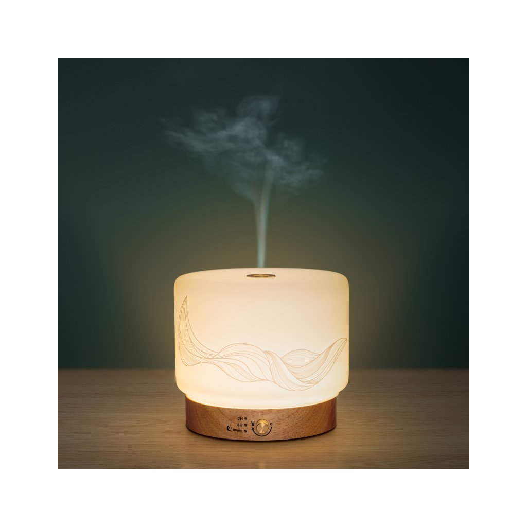 Innobiz Ultrazvukový difuzér a zvlhčovač vzduchu Lisalia Wave – Econea.cz