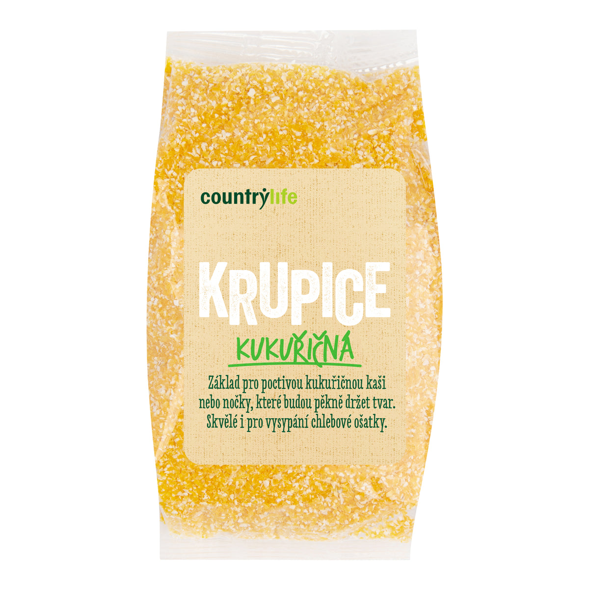 Krupice kukuřičná 400 g COUNTRY LIFE – Econea.cz