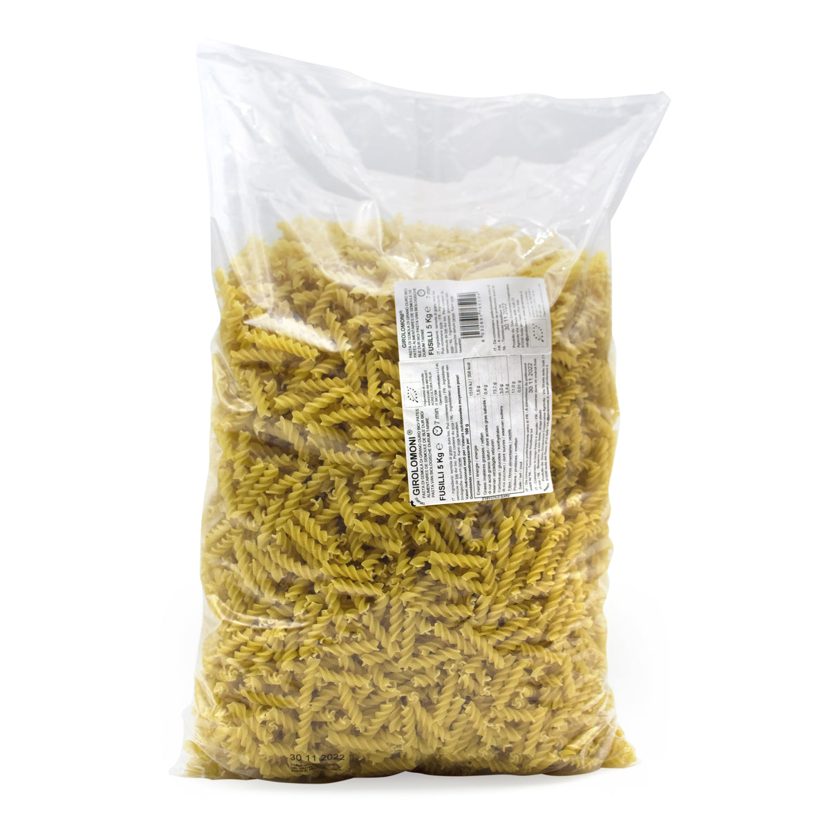 Těstoviny fusilli semolinové 5 kg BIO GIROLOMONI – Econea.cz