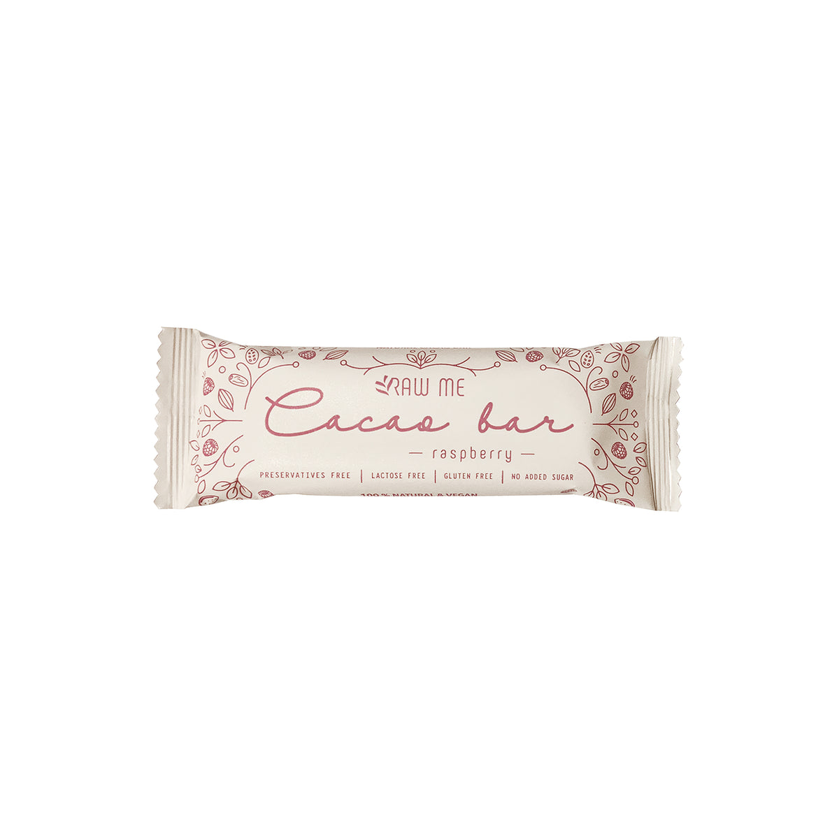 Raw Me Tyčinka kakaová s malinami (40 g) – Econea.cz