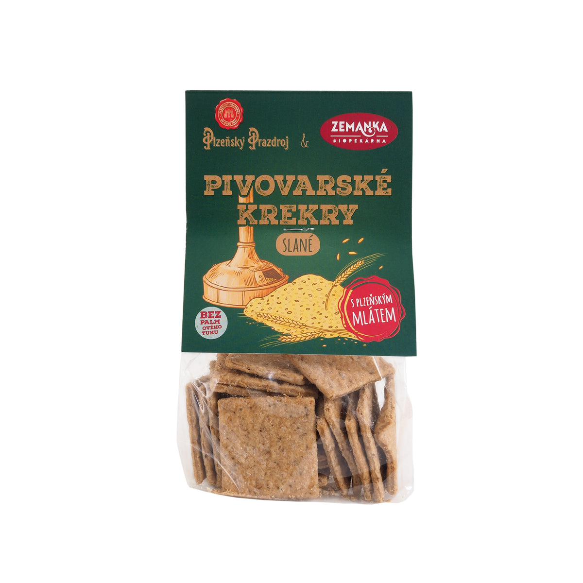 Zemanka Krekry slané s mlátem z Plzeňského Prazdroje (100 g) – Econea.cz